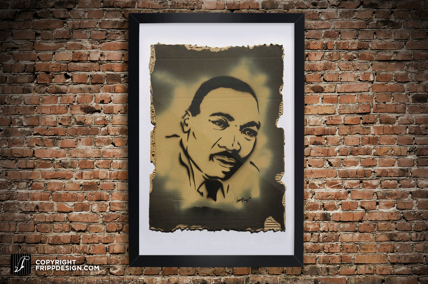 Martin Luther King Jr Stencil